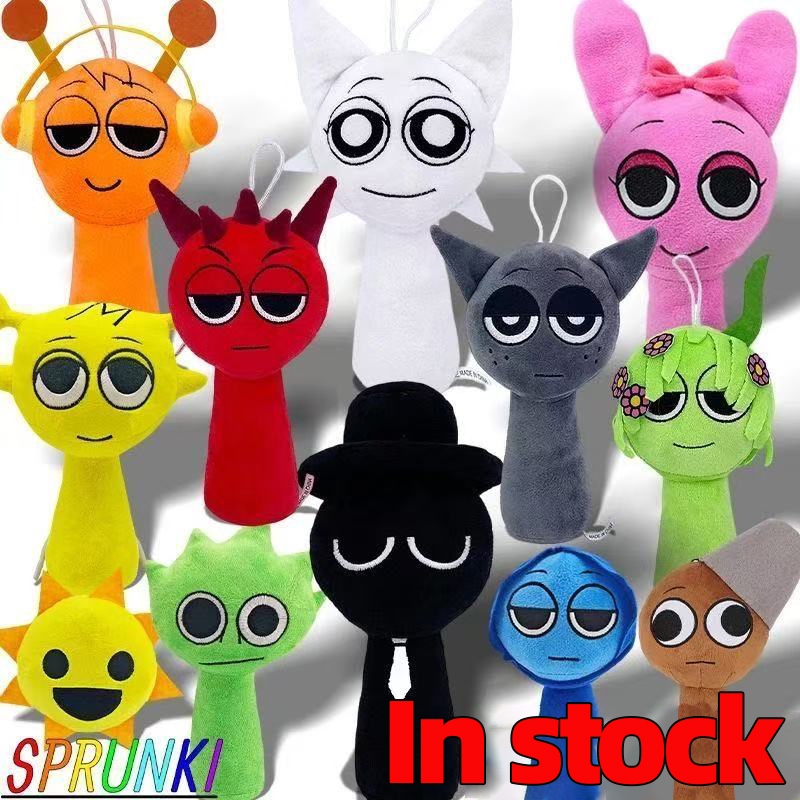 Sprunki plush toy Incredibox Plushie Wenda Gray Oren Raddy Dolls ...