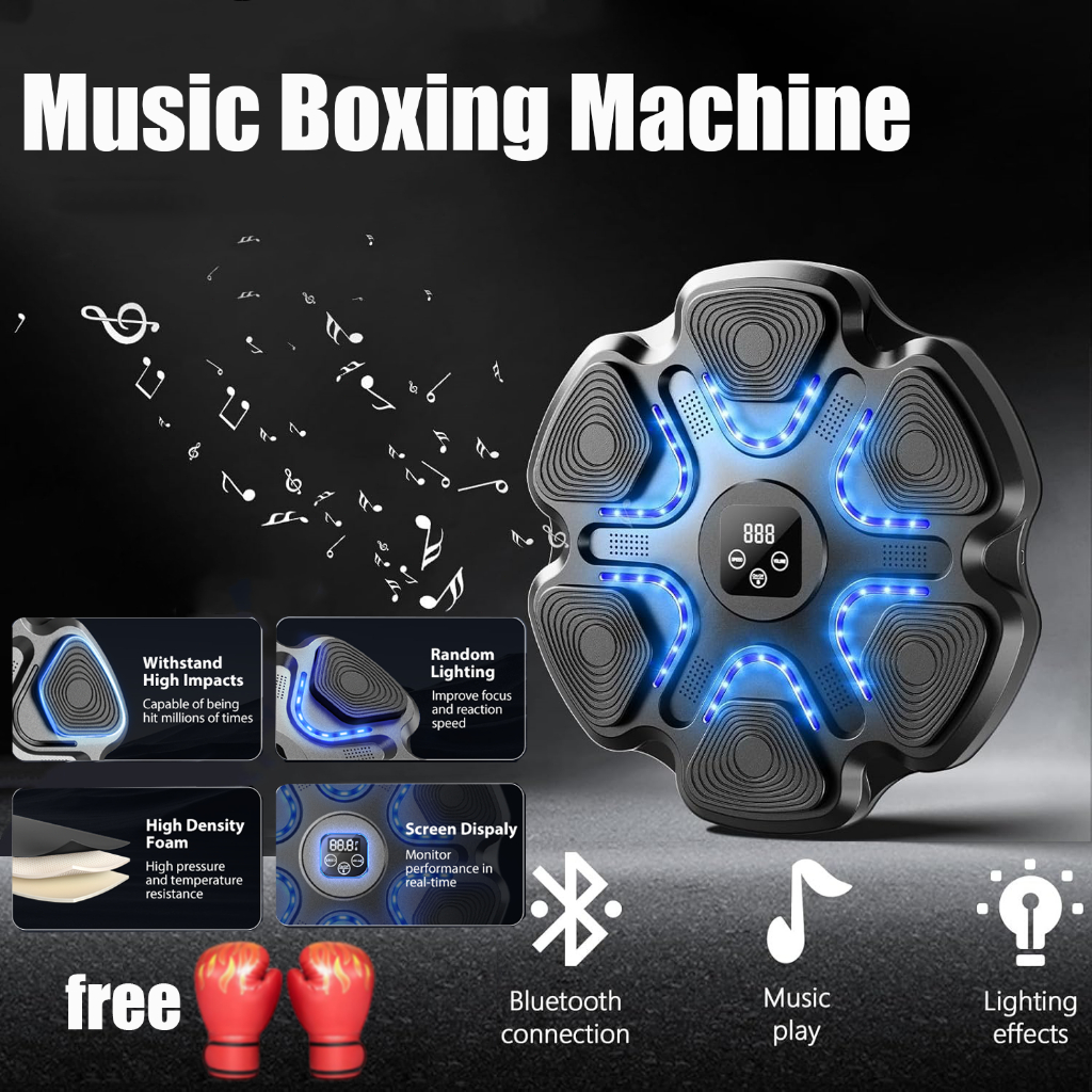 Music Bluetooth Boxing Target smart Bluetooth boxing wall target 9 ...