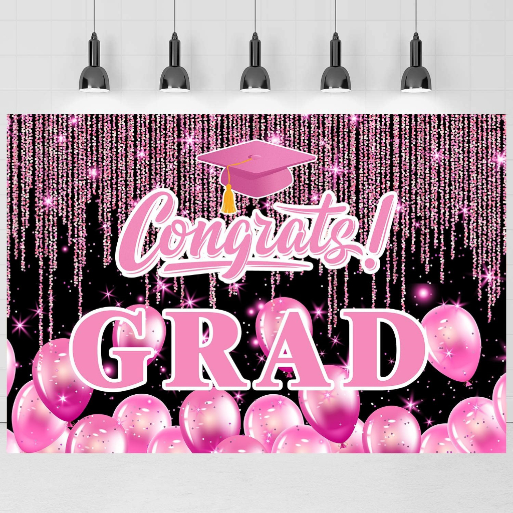 Congrats Grad Graduation Photography Backdrop Graduation Photography Backdrop So Proud of You ...