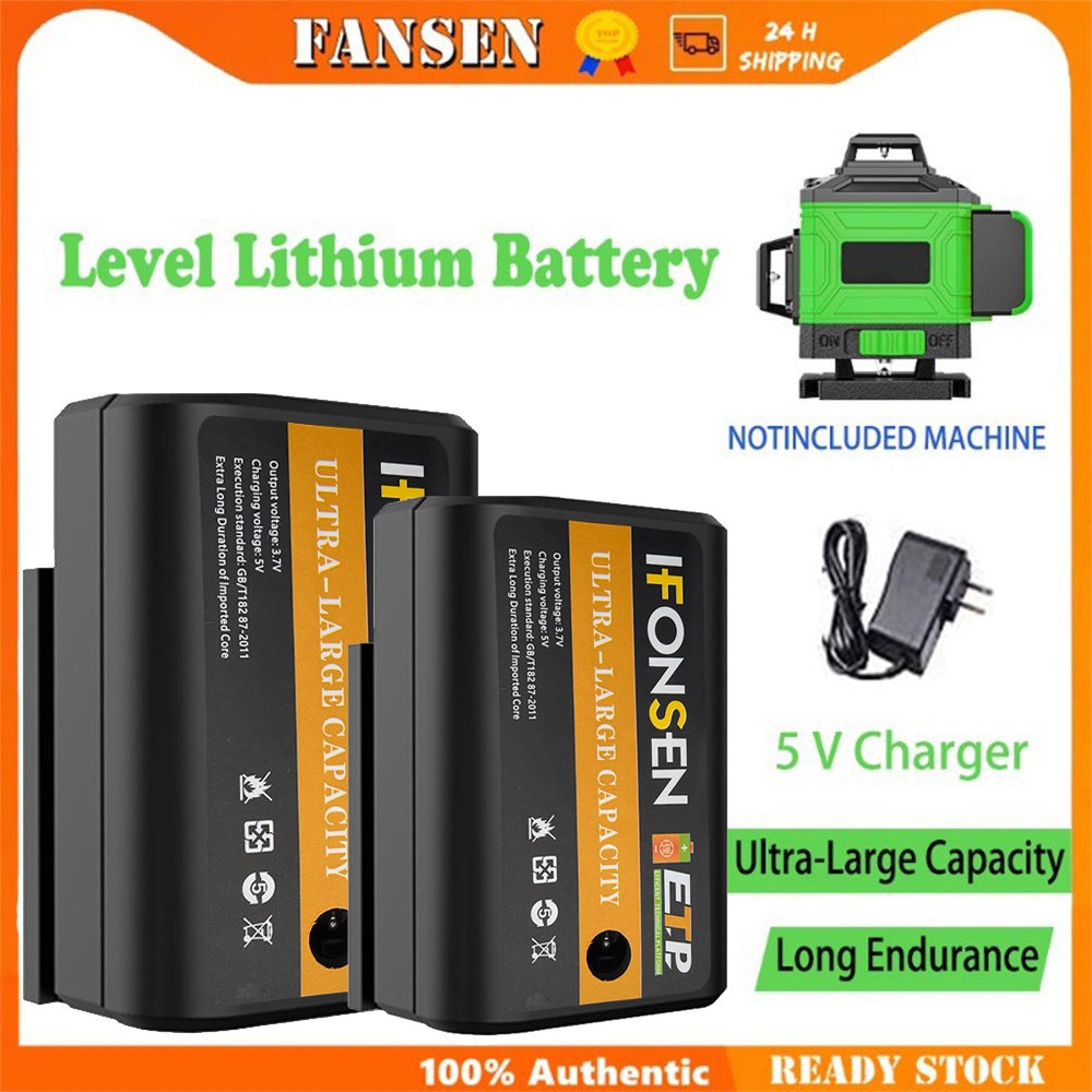Large Capacity Rechargeable Level Laser Battery Adapter Pack for 12/16 ...