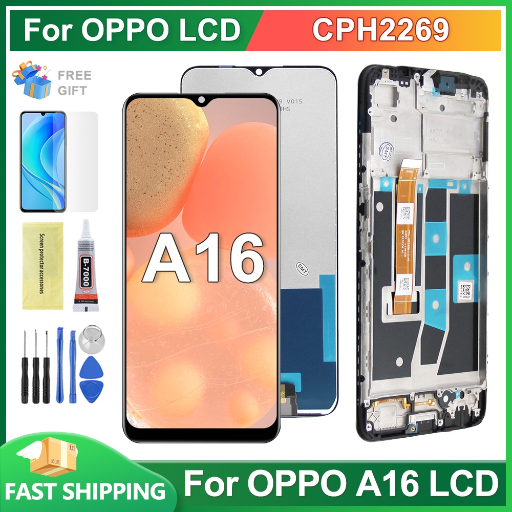 IPS For OPPO A16 A16S LCD Display Touch Screen Digitizer Assembly With ...