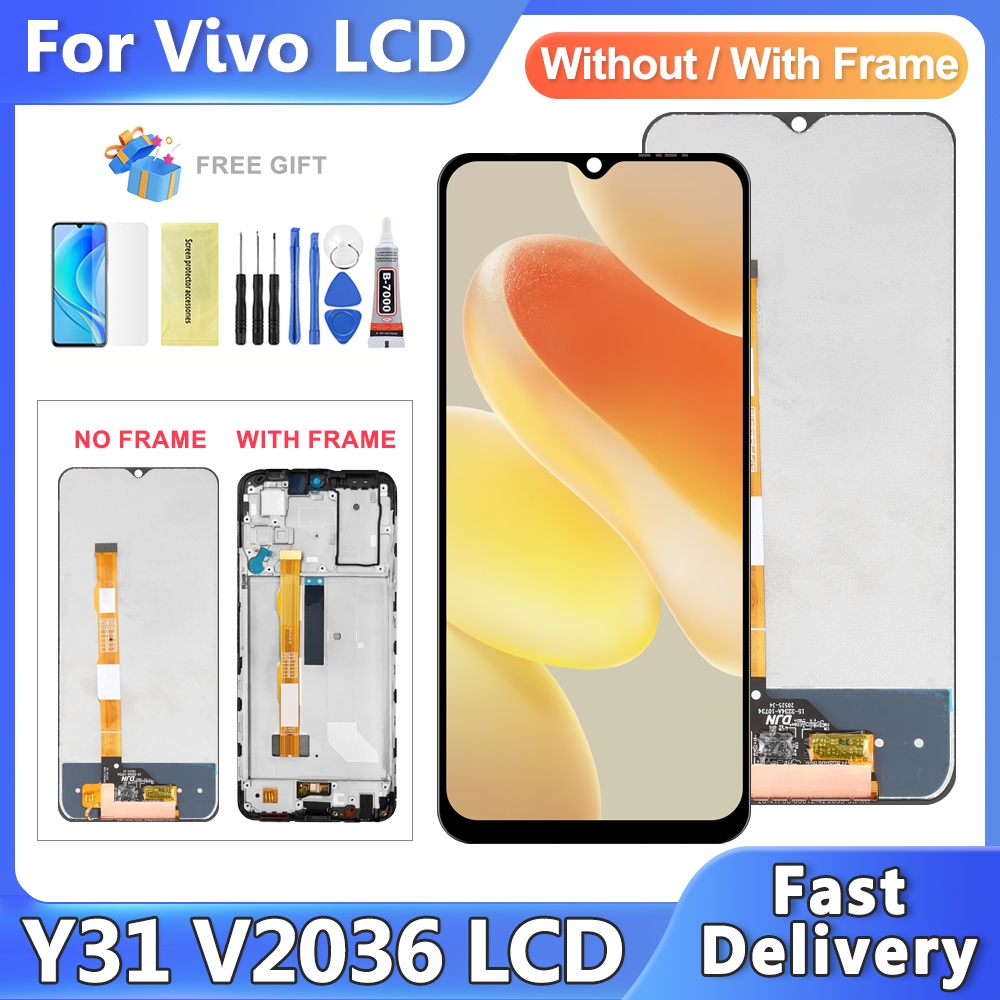 IPS LCD for Vivo Y31 2021 V2036 LCD Display Touch Screen Digitizer ...