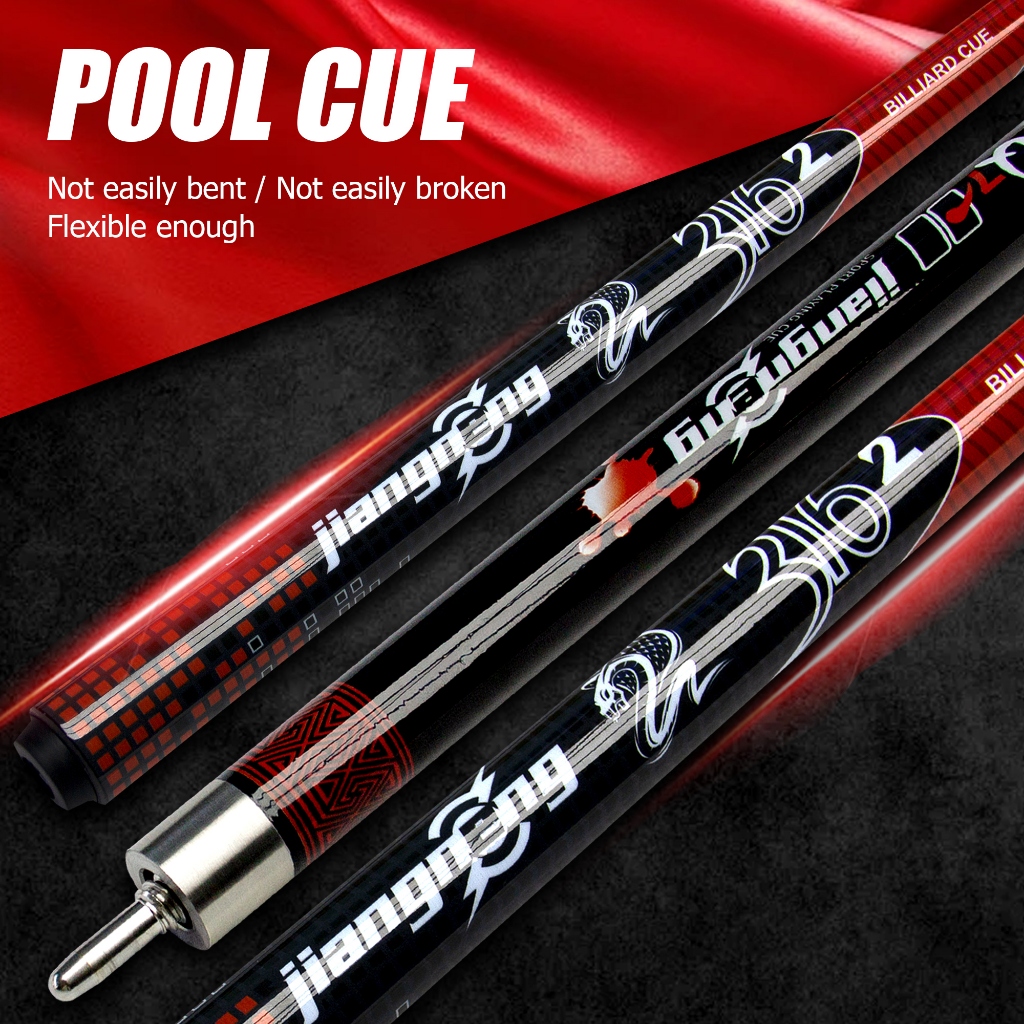 Propesyonal na 148cm Pool Cue - 12.5mm Premium na Red Snake Design ...