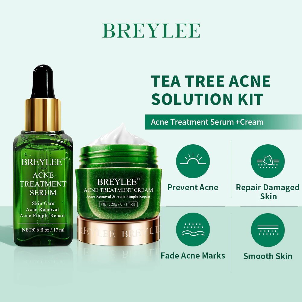 Breylee Blackhead Acne Treatment Set 2Pcs (Serum ,Cream) | Shopee Philippines