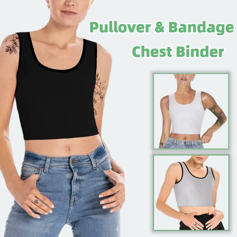 Bandage Chest Binder Tomboy Vest Top Breathable Elastic Chest Breast ...