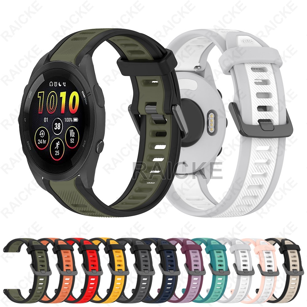 Soft Strap Sport Band for Garmin Forerunner 265 Music / Forerunner 255 ...
