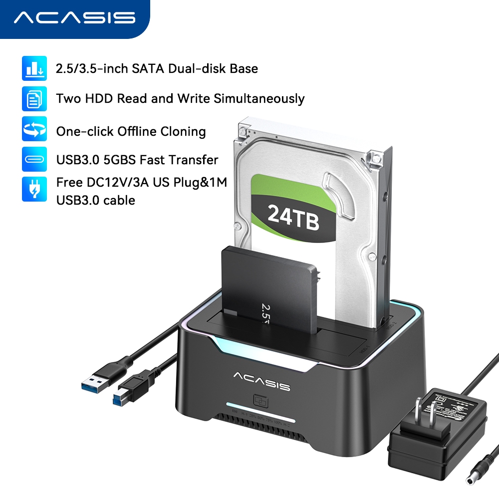 ACASIS hard disk base 2.5/3.5-inch laptop desktop SATA serial port SSD solid state mobile ...