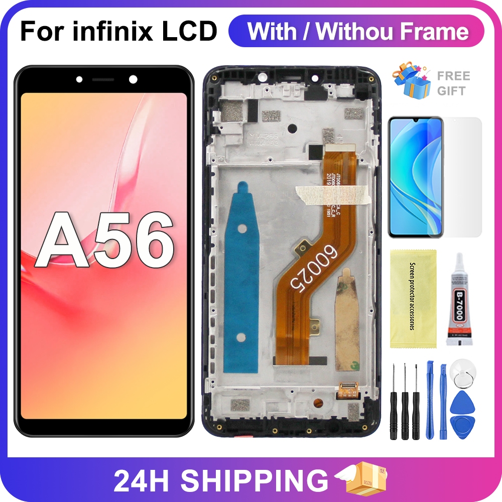 LCD For Infinix Itel A56 / A56 Pro LCD Display Touch Screen with Frame ...