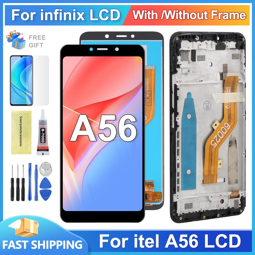 IPS LCD For Infinix Itel A56 LCD DIsplay Touch Screen with Frame ...