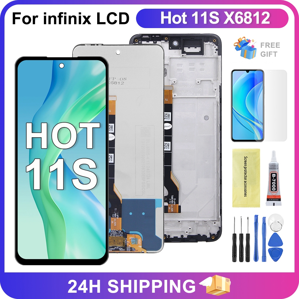 LCD For Infinix Hot 11S/Hot 11S NFC X6812/Hot 11 LCD Display Screen ...