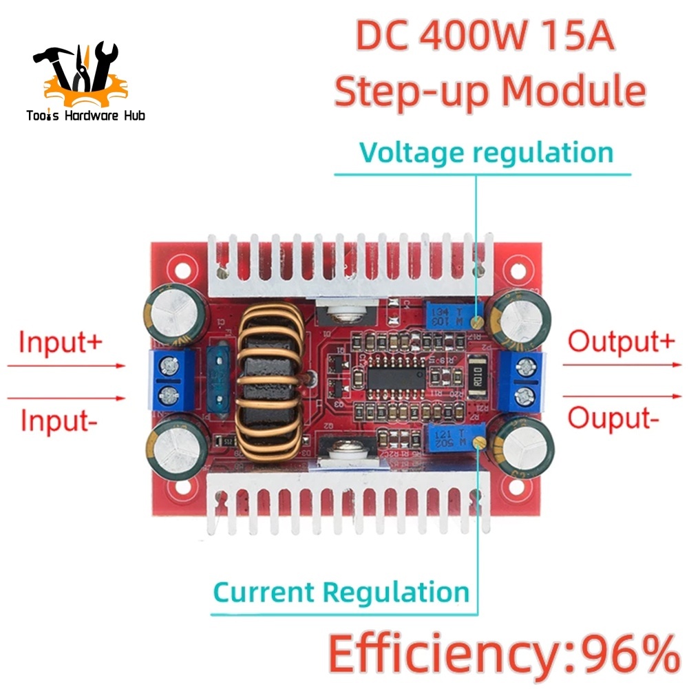 DC 400W 15A Step-up Boost Converter Constant Current Power Supply LED ...