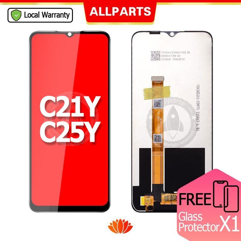 Allparts 6.5 Inch Display For Realme C21y C25y Lcd Touch Screen ...