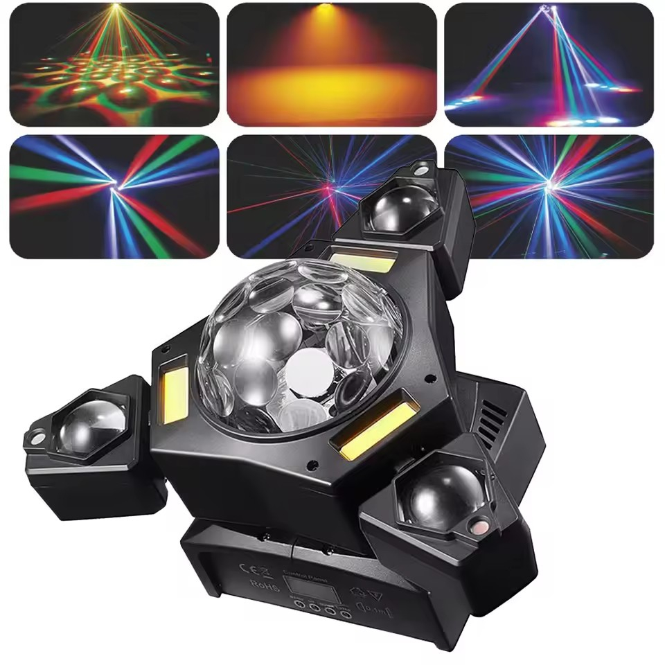 DJ Lights Disco Party Lighting 80W Mini LED Beam Moving Head Light ...