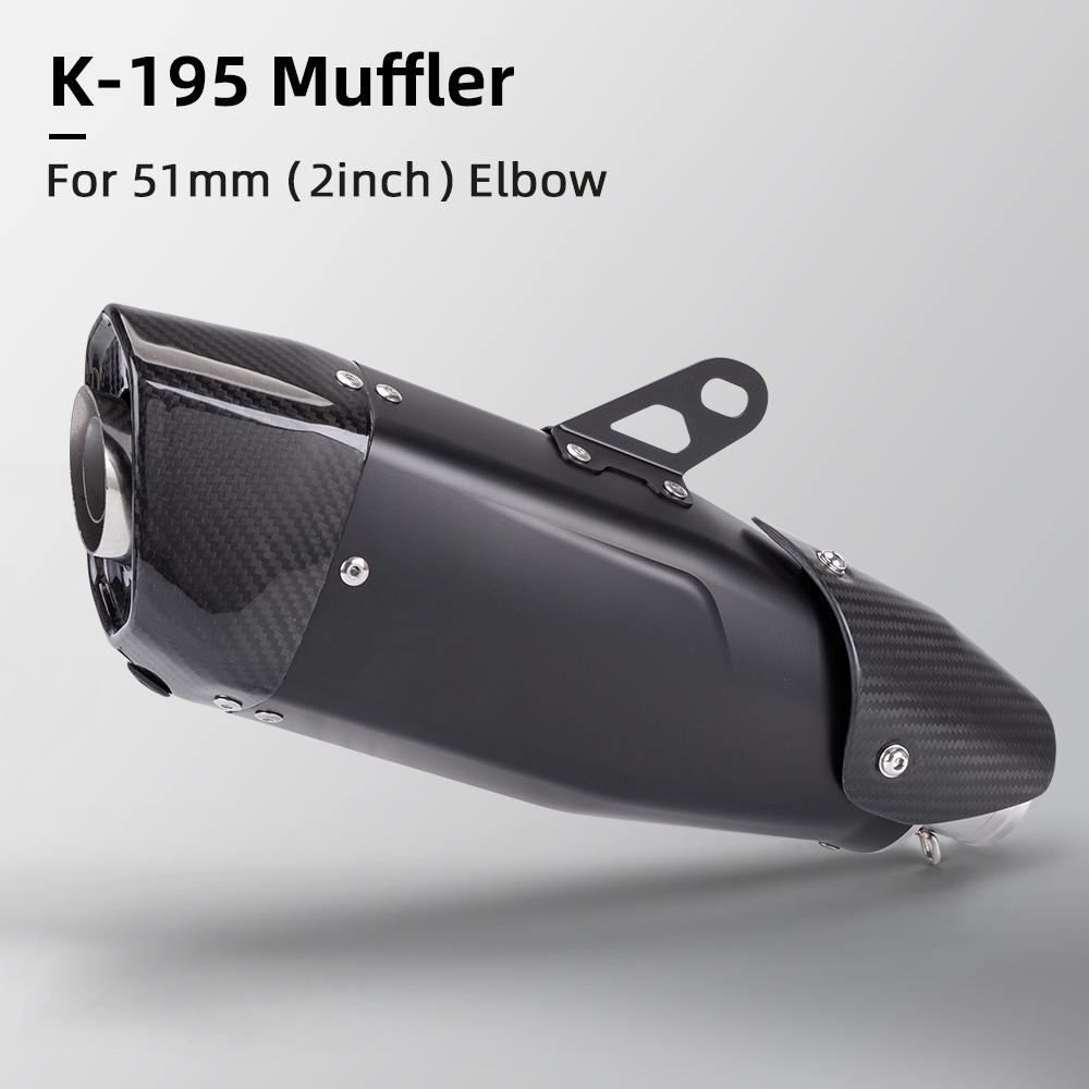51mm Racing Motorcycle Exhaust Silencer Muffler GP-project Universal ...