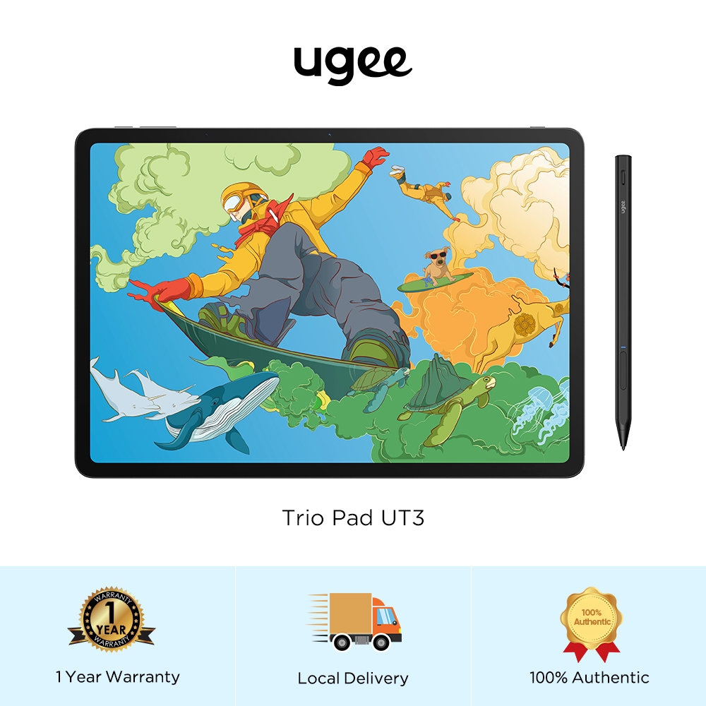 UGEE Android 14 Tablet Trio Pad UT3 8GB RAM + 256GB ROM ,14.25 inches ...