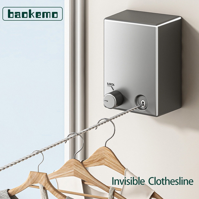 Baokemo Wall mounted indoor and outdoor invisible retractable ...