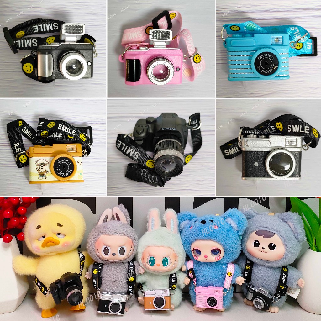 Doll Camera Model Toy for Labubu V2 UpsetDuck Upset Duck & Labubu ...