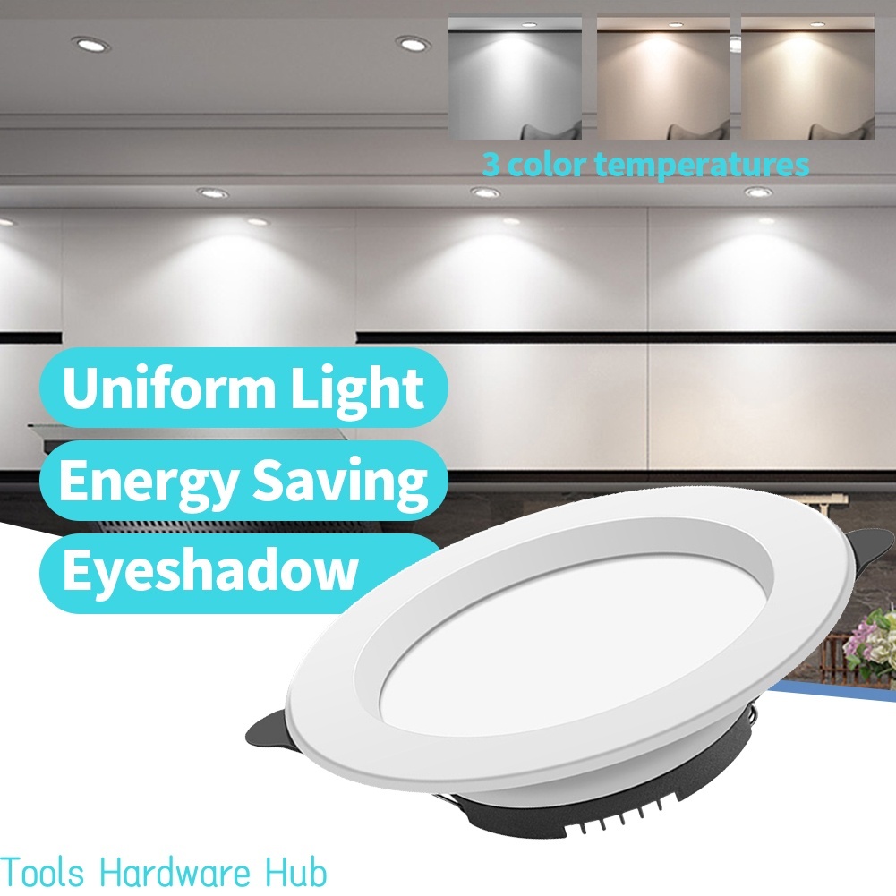 Ultra Thin LED Ceiling Light Pin Light, 3 Colors 3500K/4000K/6500K ...