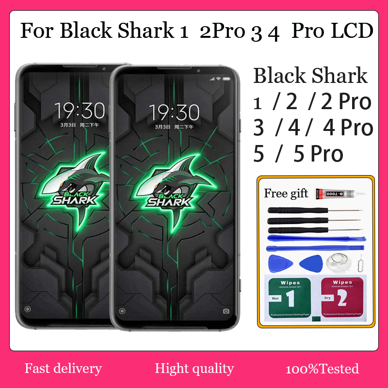 Original AMOLED For Black Shark 1 2 2 Pro 3 4 4 Pro 5 5 Pro LCD Display ...