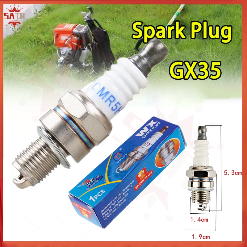 Spark Plug BM6A for 2-stroke Small Gas Engine GX35 TD40 CG411 EC04 ...