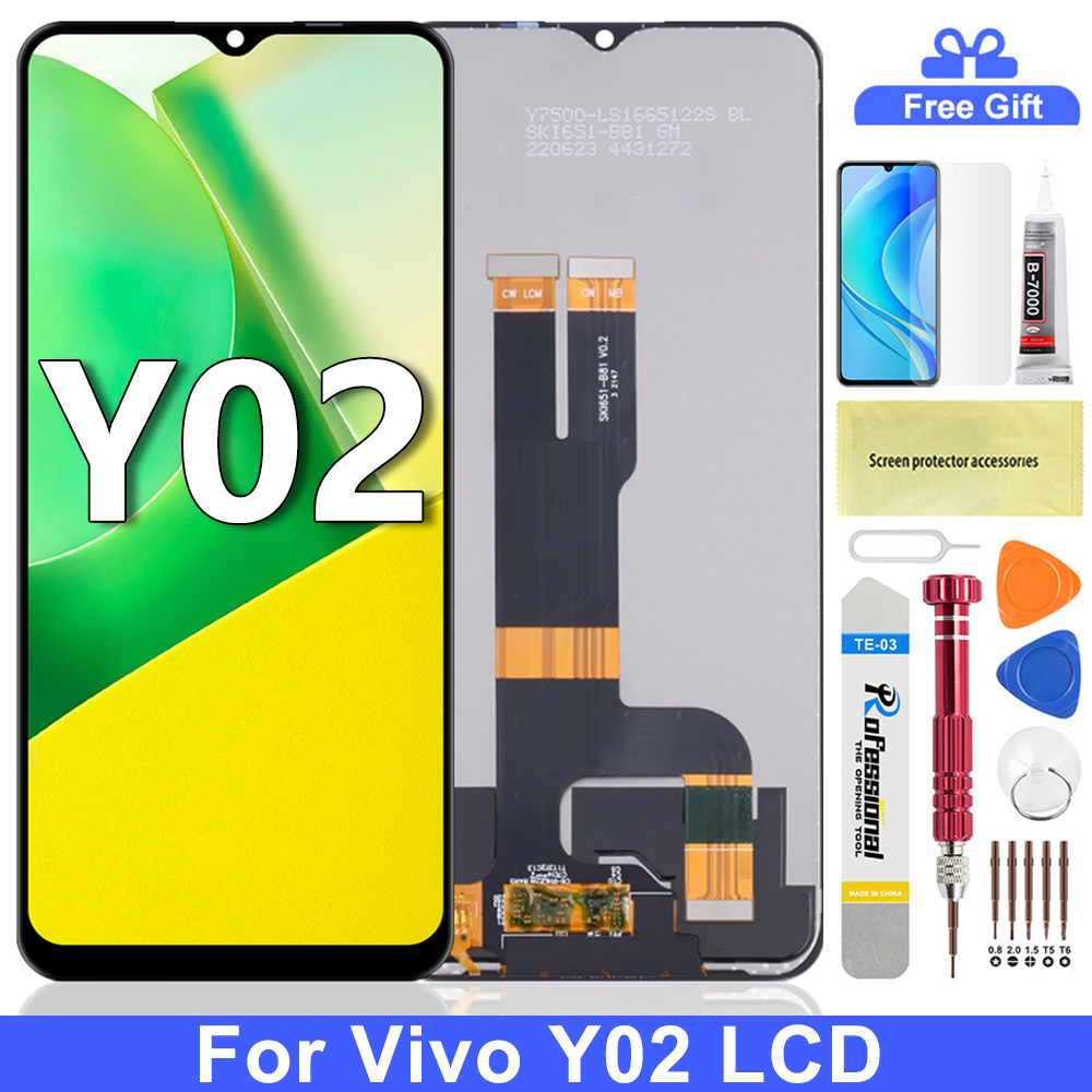 For VIVO Y02 LCD Display Digitizer Touch Screen Assembly | Shopee ...