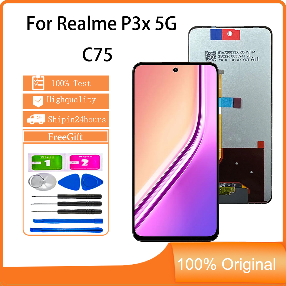 For Realme P3x 5G C75 C75x LCD Display Touch Screen Replacement ...