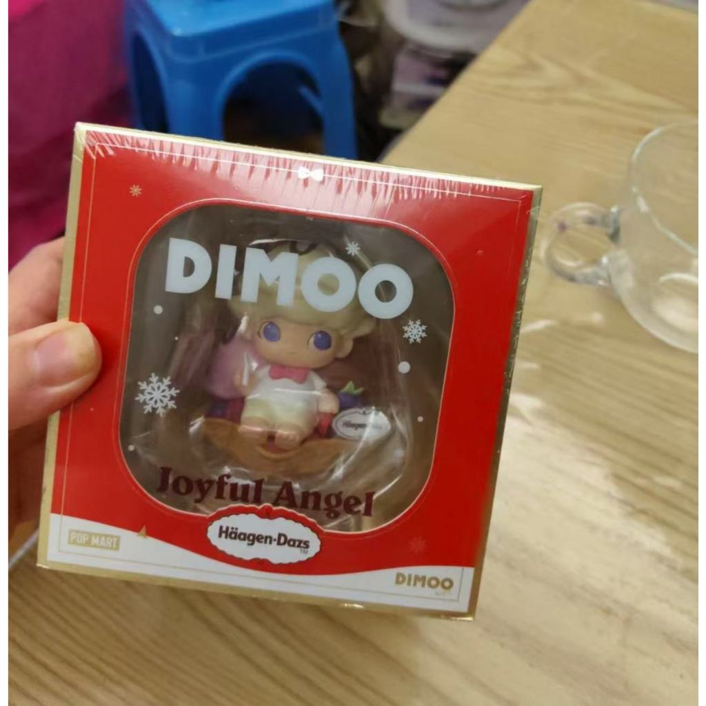 Pop Mart DIMOO Haagen-Dazs Lohas Angel Figure dimoo Christmas Ice Cream ...