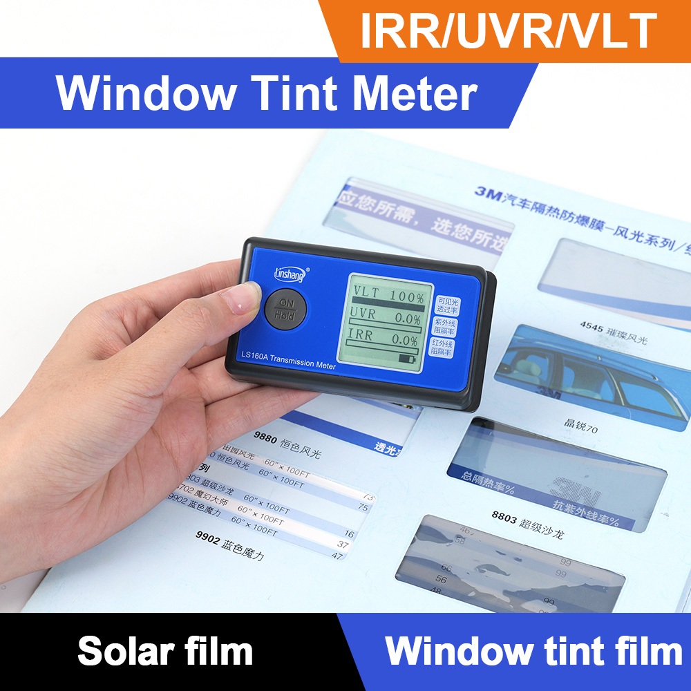 Window tint meter LS160A Linshang Handheld Window Tint Transmission ...