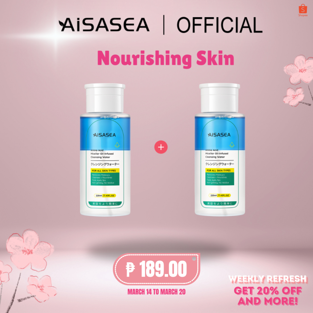 [BUY 1 TAKE 2]AISASEA Amino Acid Cleansing Water (2in1) Oiland Water ...
