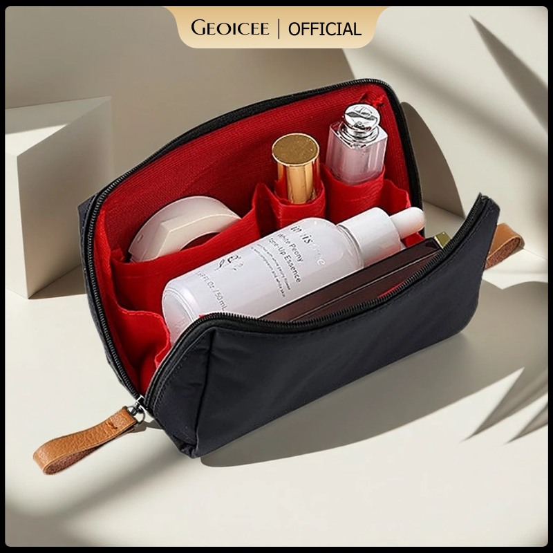 Geoicee Cosmetic Bag Makeup Pouch Organizer Make Up Bag/Pouch Cosmetic Pouch Lipstick Bag ...