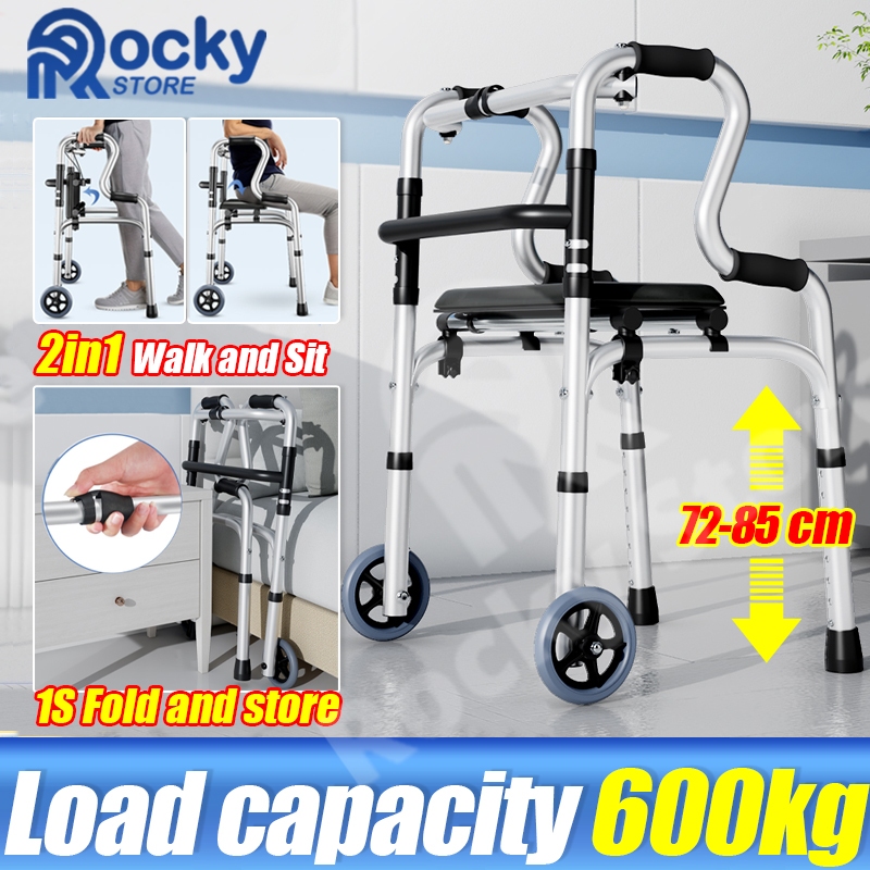 Walker for elderly Adult walker Cane Stainless steel walker Tungkod for ...