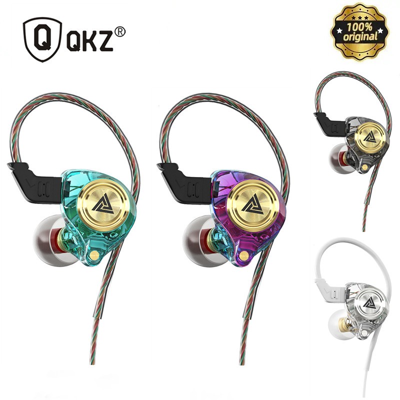 QKZ AK3 FiLe Wired Earphone with Microphone HiFi Music Bass Headphones ...