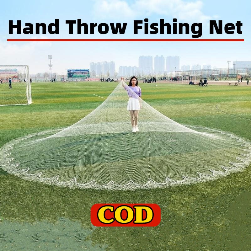 Fishing Net Frisbee Manual Hand Throw Fishing Net High Strength Line ...