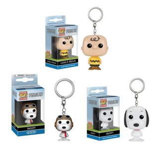 【12-hour Shipping】Funko Pop Keychain: Peanuts - Charlie Brown Snoopy ...