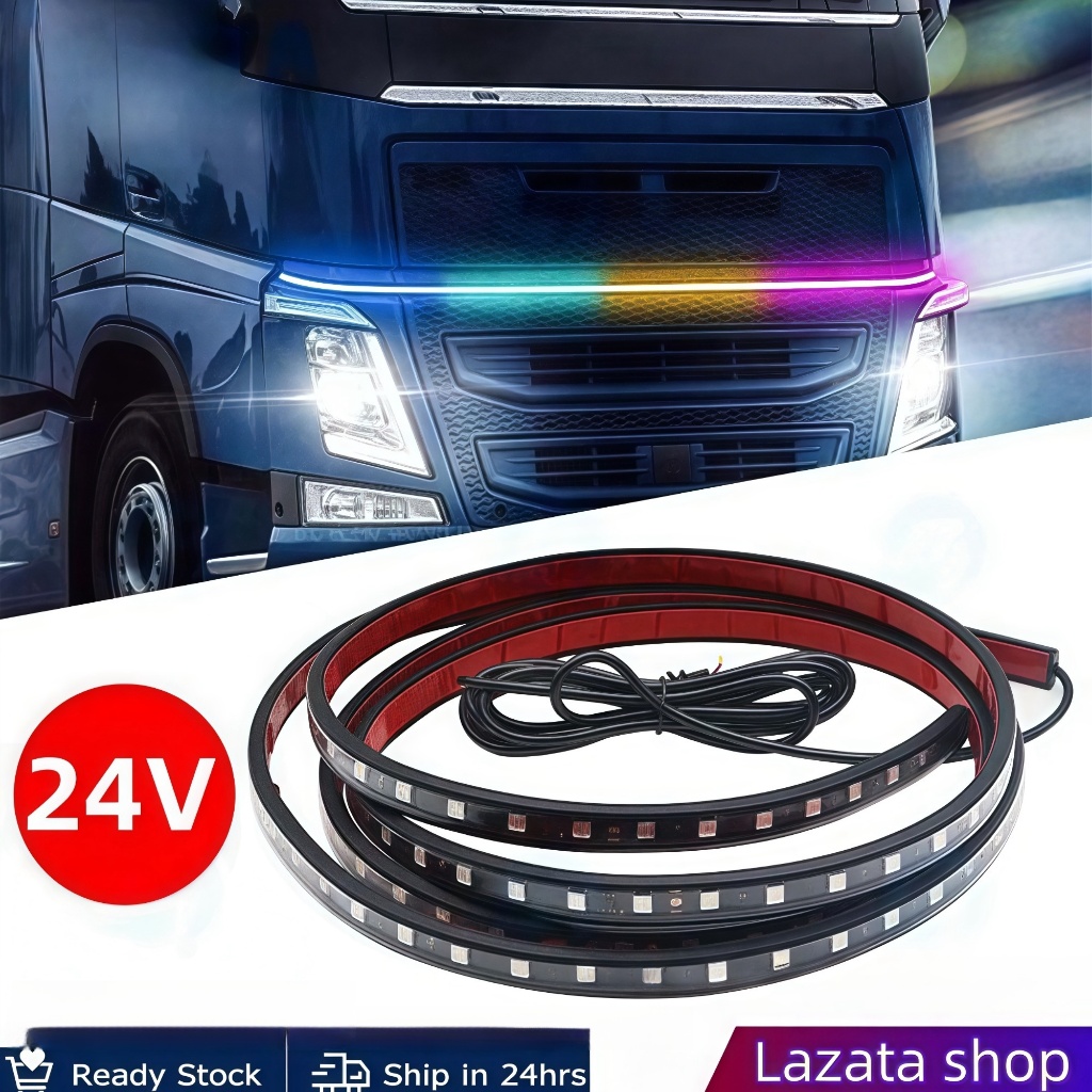 24V LED Flashing RGB Truck Ambient Light 30 lumens Roof Bumper ...