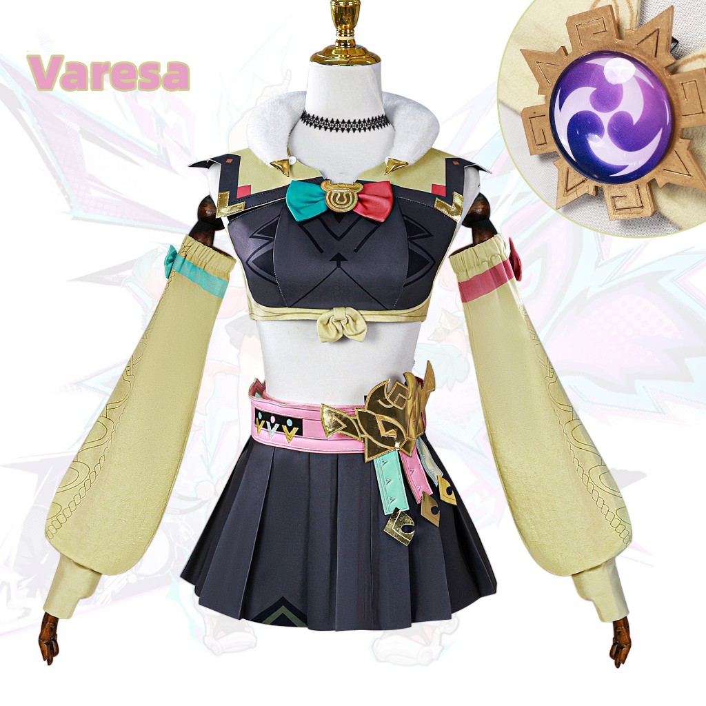 WUDU Genshin Impact Varesa Cos Costume Full Set Natlan Collective of ...