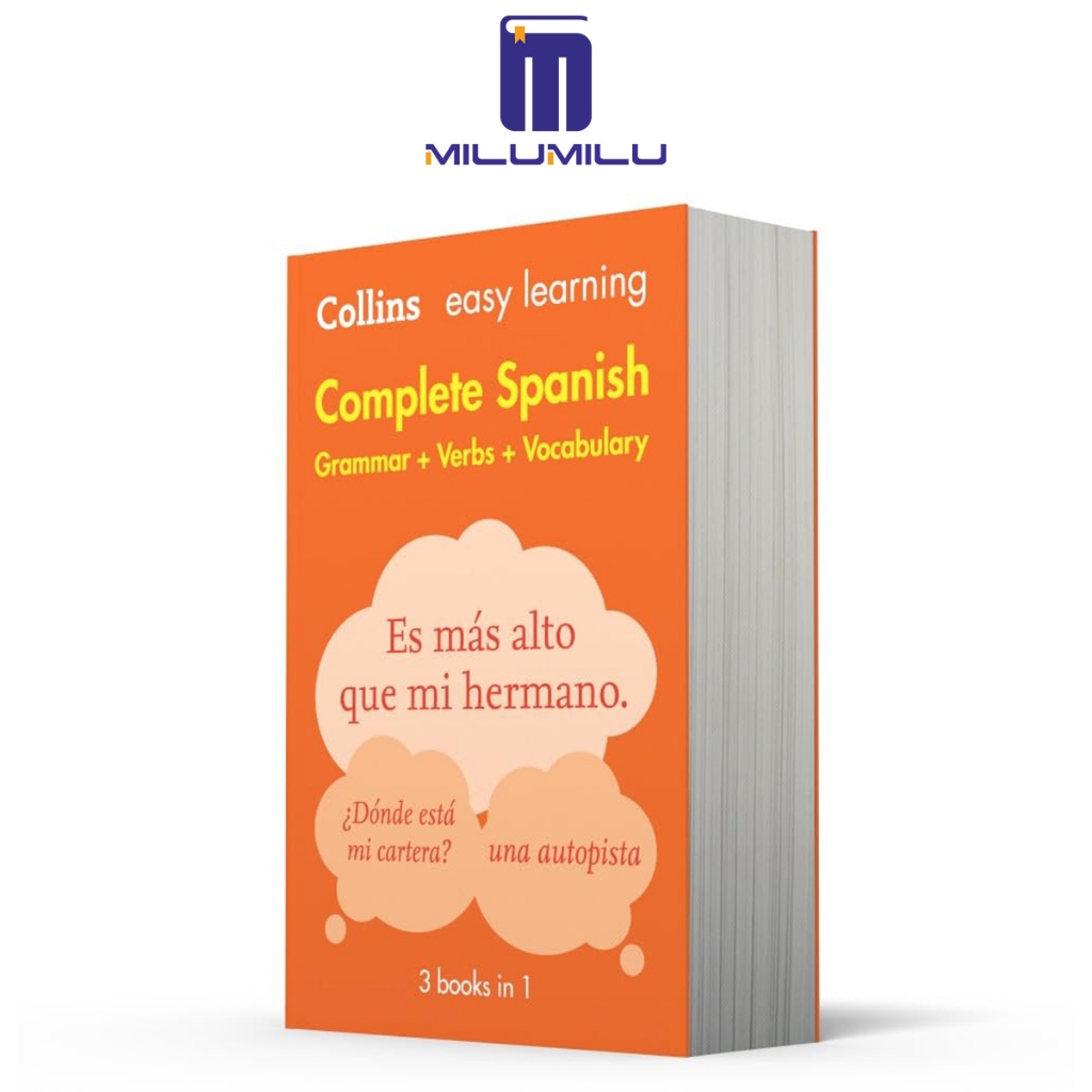 Complete Spanish Grammar Verbs Vocabulary: 3 Books in 1 (Collins Easy ...