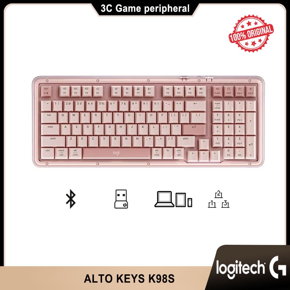 New Original Logitech K98S Mechanical Keyboard ALTO KEYS AI Custom ...