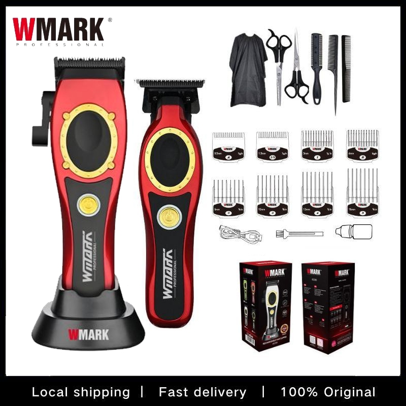 WMARK NG-9004 Professional Hair Clipper 10000RPM Rechargeable Hair ...