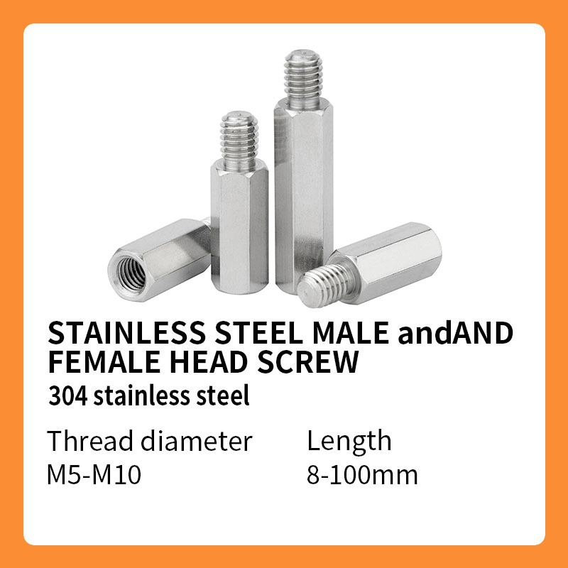 304 stainless steel single head hexagonal bolt chassis main board ...