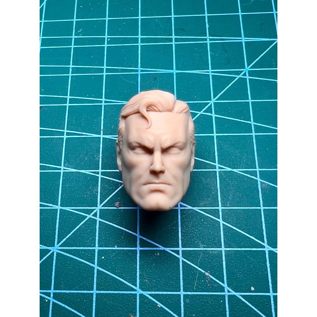 Unpainted 1/12 Scale Kingdom Come Superman Head Carved Model Fit For 6 inches SHF MAFEX ML MEZCO ...
