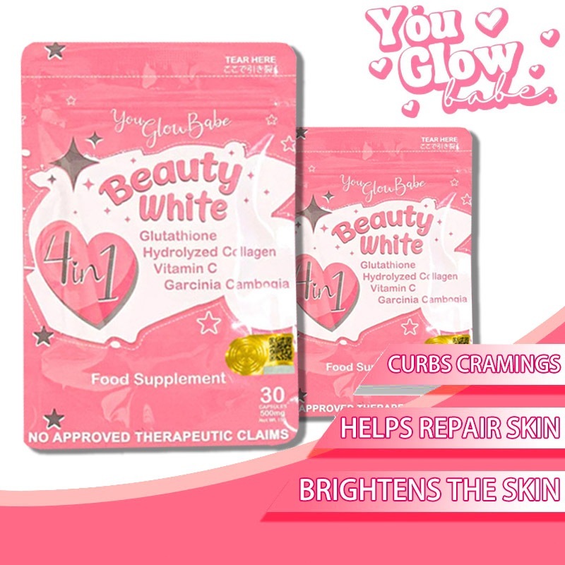 You Glow Babe Capsule Beauty White Glutathione Collagen Capsules Brightens | Shopee Philippines
