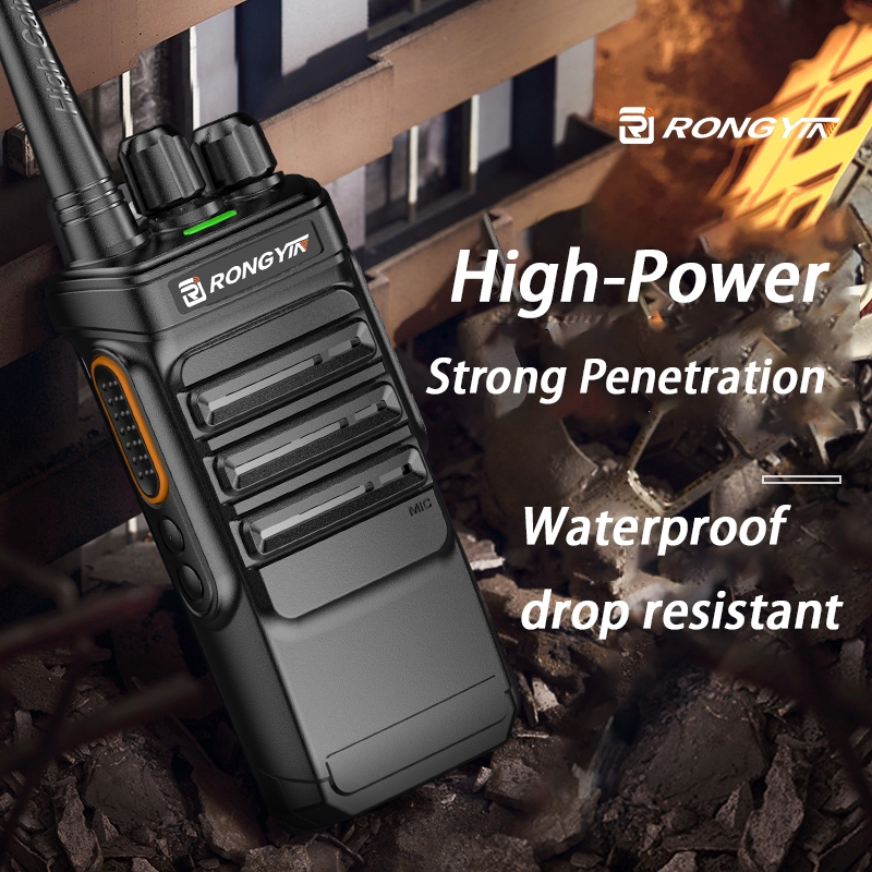 RONGYIN Walkie Talkie Two Way Radio Multi Channel Long-Distance Radio Communications | Shopee ...