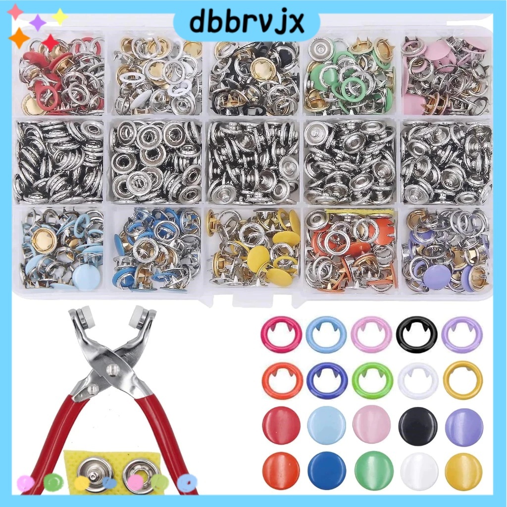 Metal Snap Fastener Kit for Clothing Snap Button , Hand Pressure Pliers ...