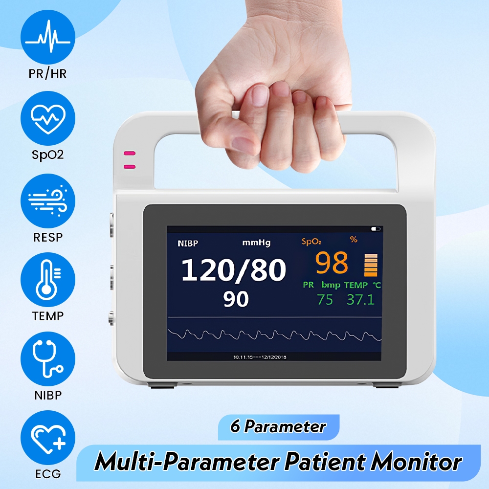 E5 Multi-parameter Human Use Medical Patient Monitor TFT 5 Inch Touch ...