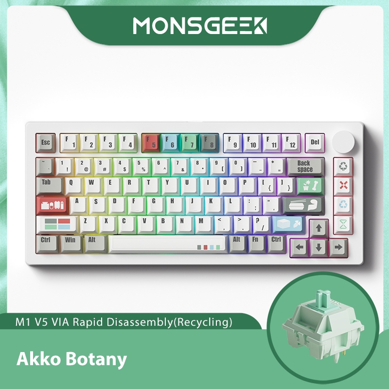 MonsGeek M1 V5 VIA Rapid Disassembly RGB Hot-swappable Wireless ...