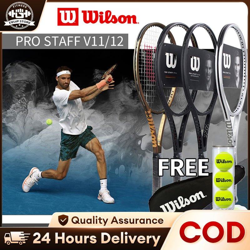 Wilson Tennis Racket Pro Staff RF97/BLX 6.1 Full Carbon Professional ...