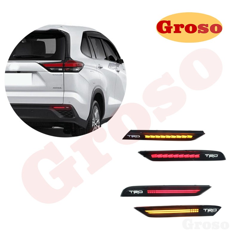 2022-2025 For Toyota Innova LED Light Rear Bumper Light For Innova 2022 ...