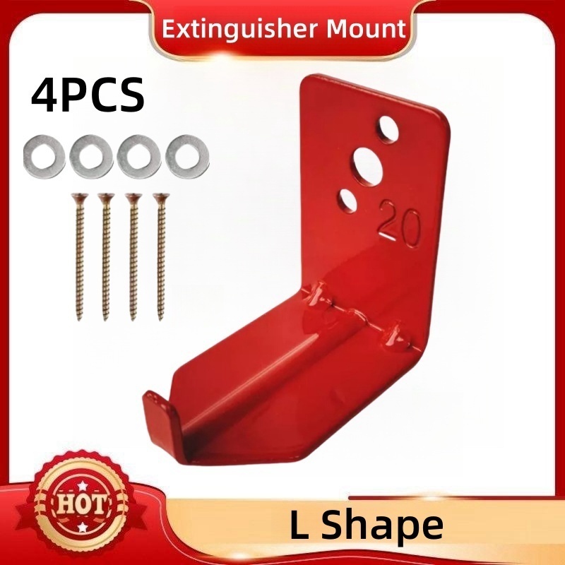 4pcs Bracket For Fire Extinguisher/Fire Extinguisher Bracket For Wall/L ...
