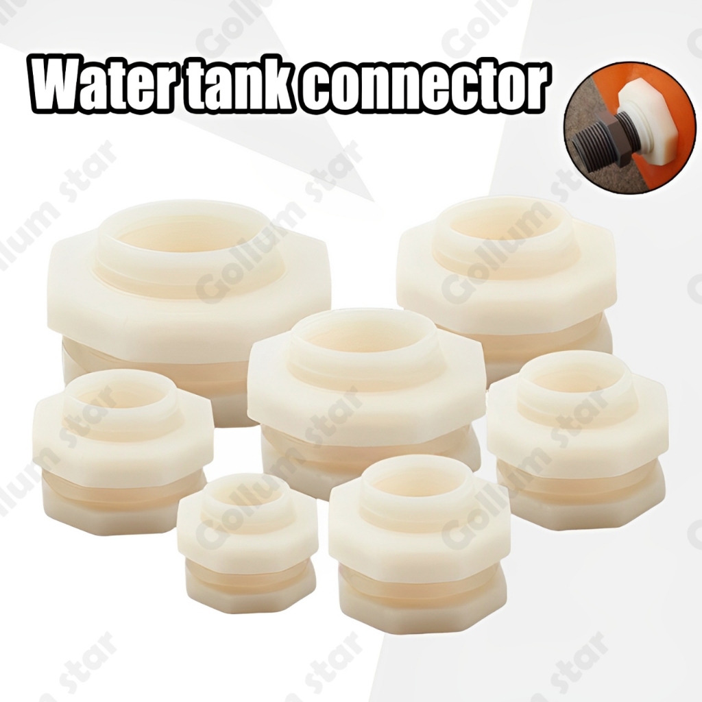 ABS Thread Water Tank Pipe Connector fittings 1/2" 3/4" 1" PVC Thread ...